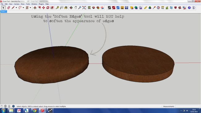 SketchUp Tutorial – Circles and Segments | Anita Brown 3D Visualisation