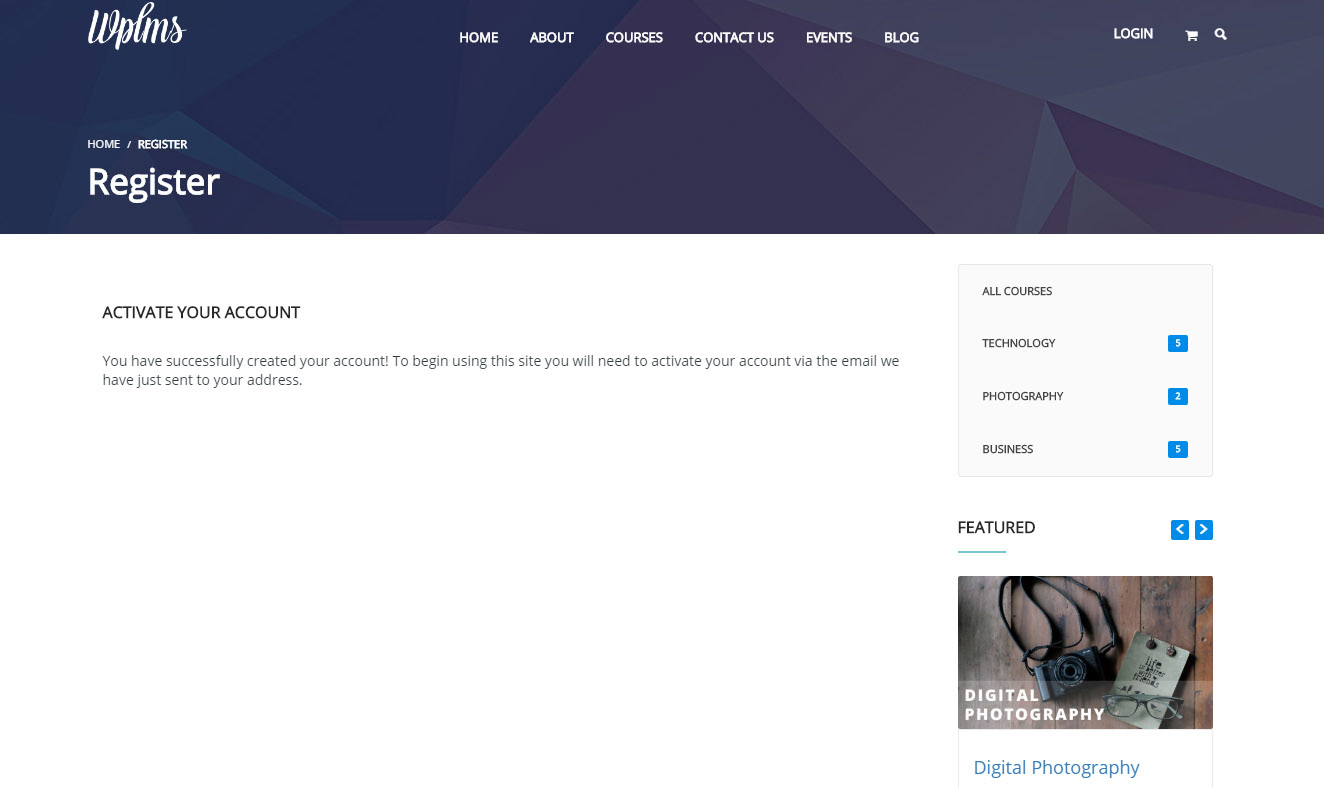activate-your-account-screen | Anita Brown 3D Visualisation